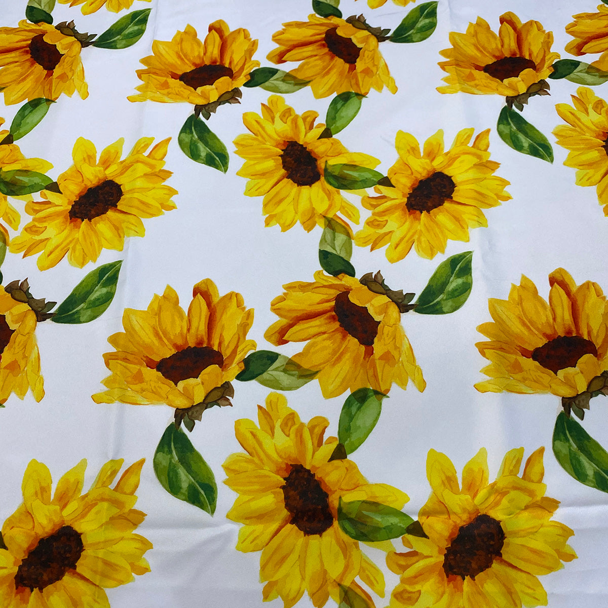 sunflower pattern fabric