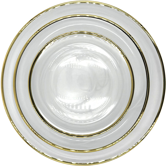 Amaya - Glass Dinnerware in White (Item # 0350) – Urquid Linen