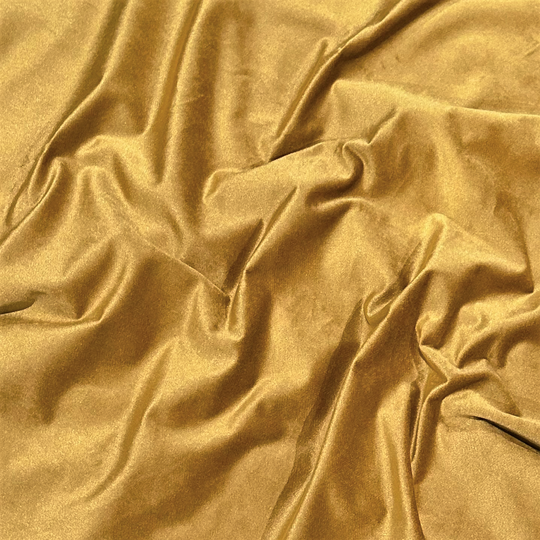 Luxury Plush Velvet Drapery Panel in Antique Gold – Urquid Linen