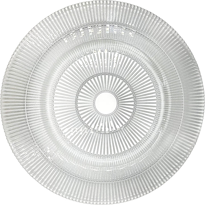 Apollo - Glass Charger Plate in Silver (Item # 0328) – Urquid Linen