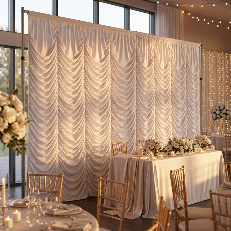 Austrian Puff Drapery Panel – Urquid Linen