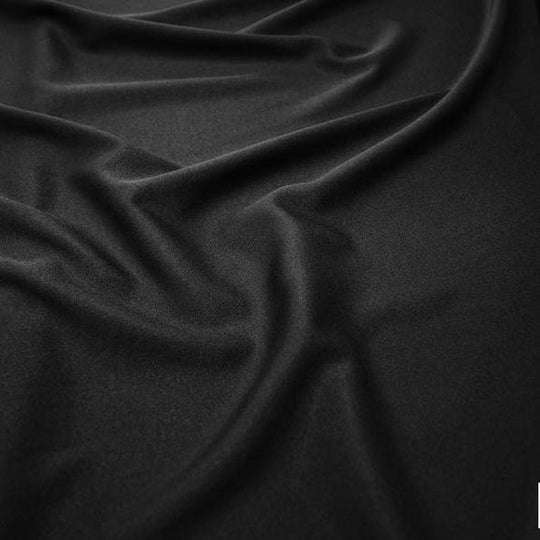 Interlock (Ecoline) Drapery Panel in Black – Urquid Linen