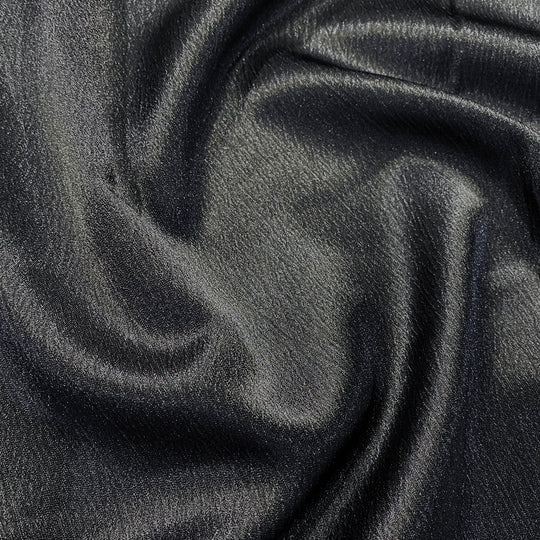 Luxury Satin Drapery Panel in Black – Urquid Linen