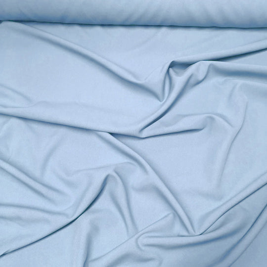 Interlock (Ecoline) Drapery Panel in Baby Blue 1121 – Urquid Linen