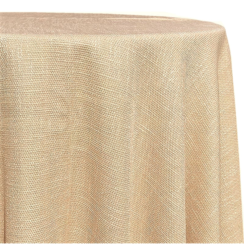 Capri Slub Linen Table Linen in Champagne – Urquid Linen