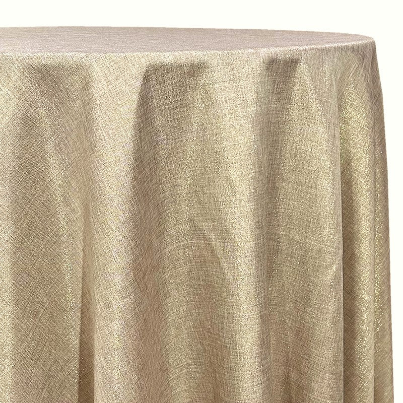 Metallic Burlap Table Linen in Champagne/Gold – Urquid Linen