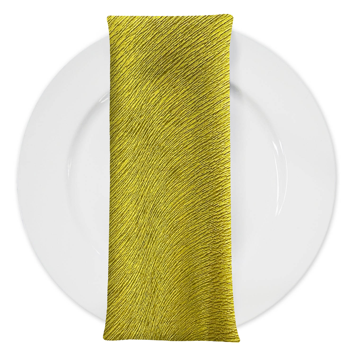 Bella Crepe Table Napkin in Chartreuse – Urquid Linen