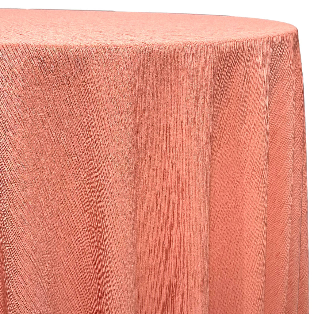 Bella Crepe Table Linen in Coral – Urquid Linen