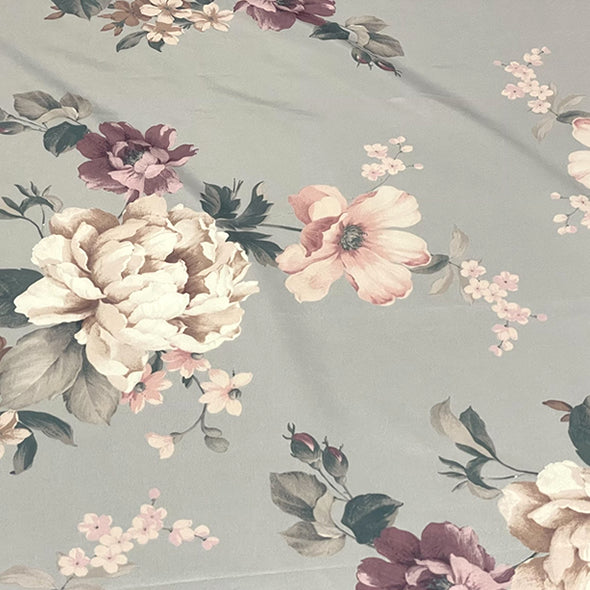 Dusk Bloom (Poly Print) Drapery Panel – Urquid Linen