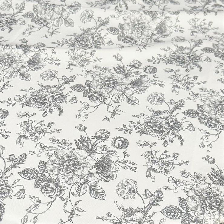 French Toile Print Drapery Panels | Urquid Linen