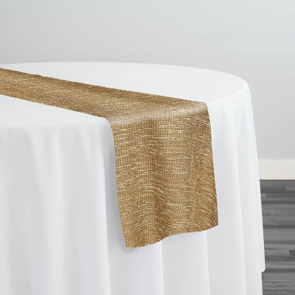 Capri Slub Linen Table Runner in Honey – Urquid Linen