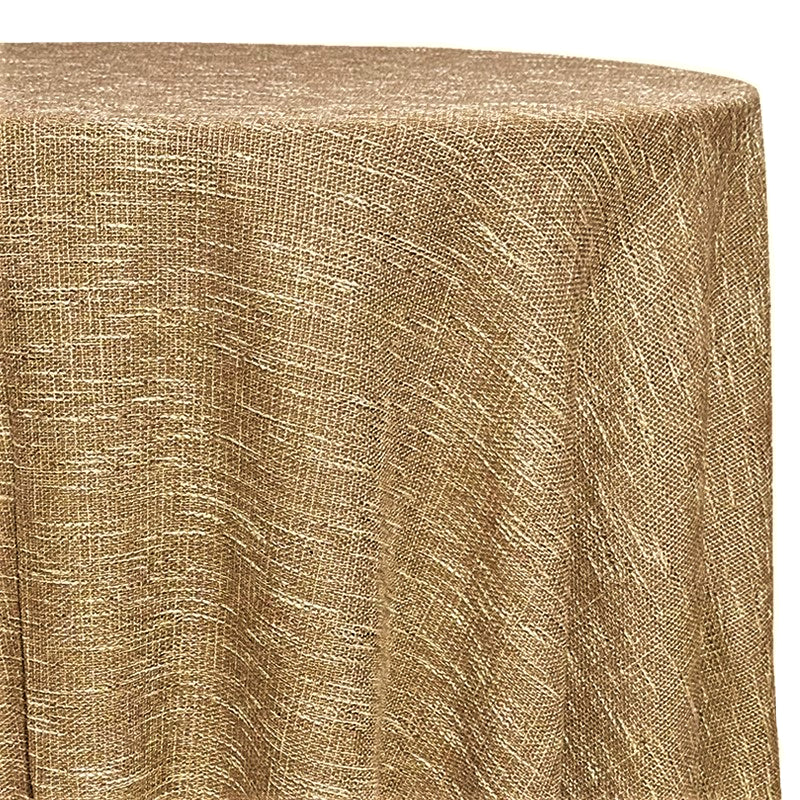 Capri Slub Linen Table Linen in Honey – Urquid Linen