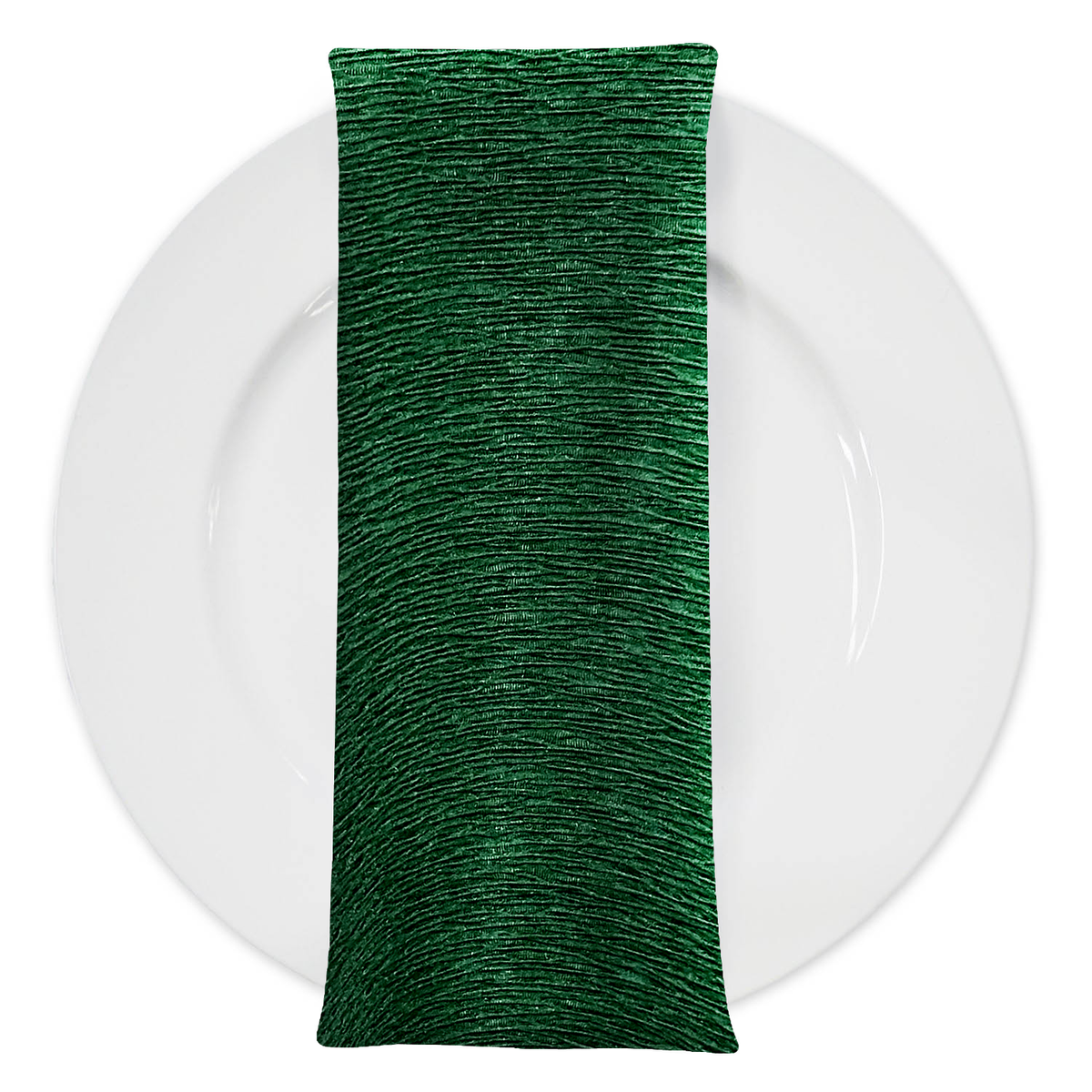 Bella Crepe Table Napkin in Hunter Green – Urquid Linen