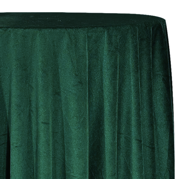 Luxury Plush Velvet Table Linen in Hunter Green – Urquid Linen