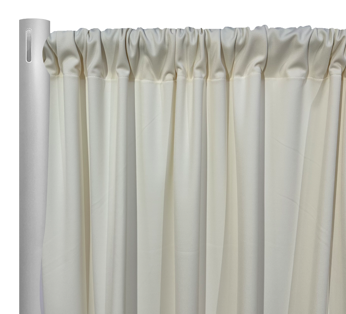 Scuba (Wrinkle-Free) Drapery Panel in Ivory – Urquid Linen