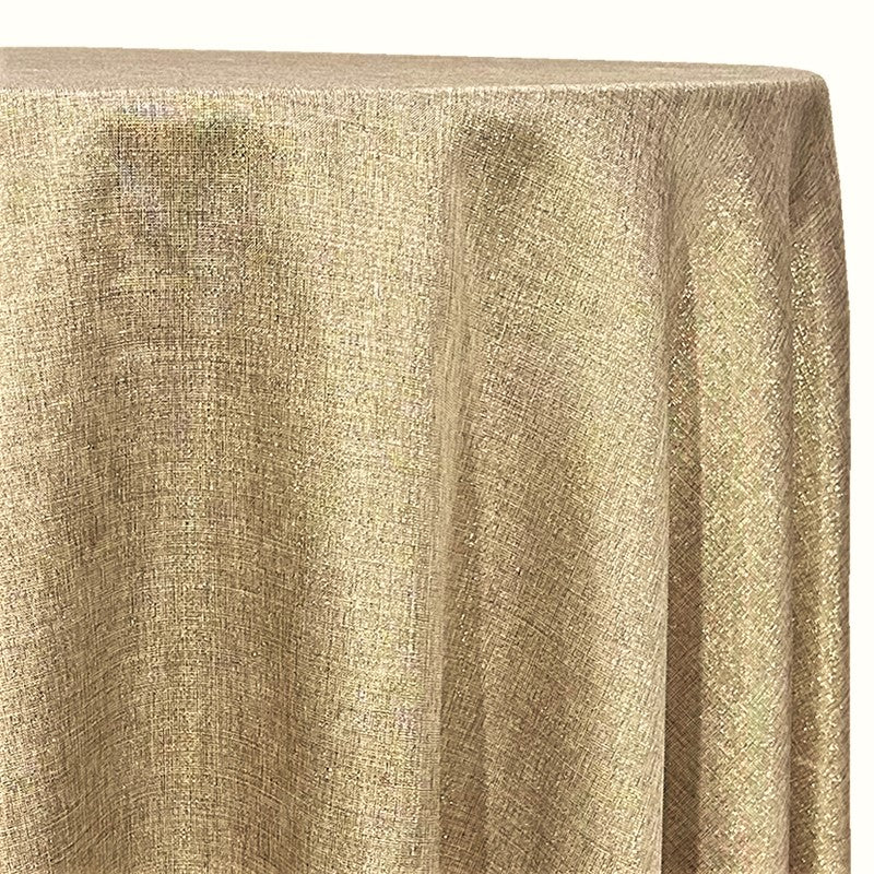 Metallic Burlap Table Linen in Khaki/Gold – Urquid Linen