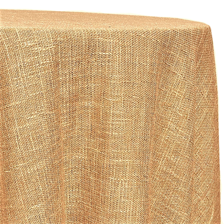 Capri Slub Linen Table Linen in Lt Gold – Urquid Linen
