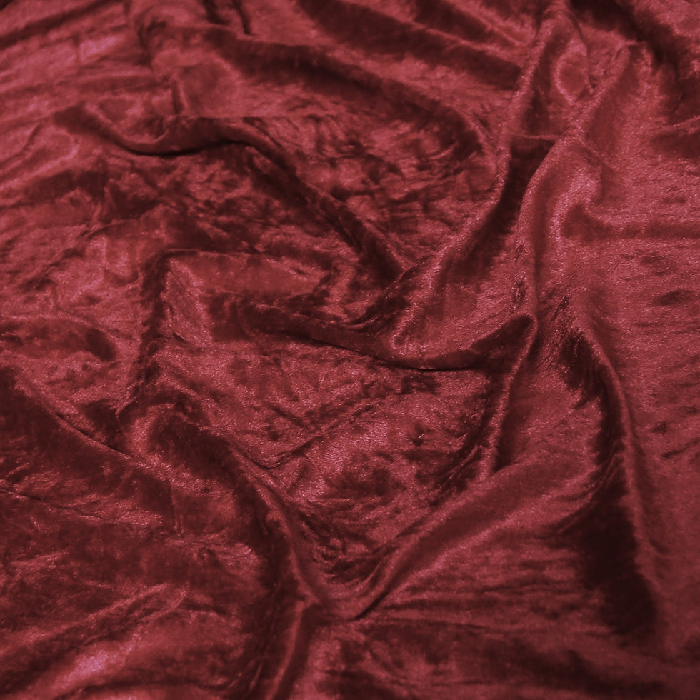 Lush Velvet Drapery Panel in Burgundy – Urquid Linen