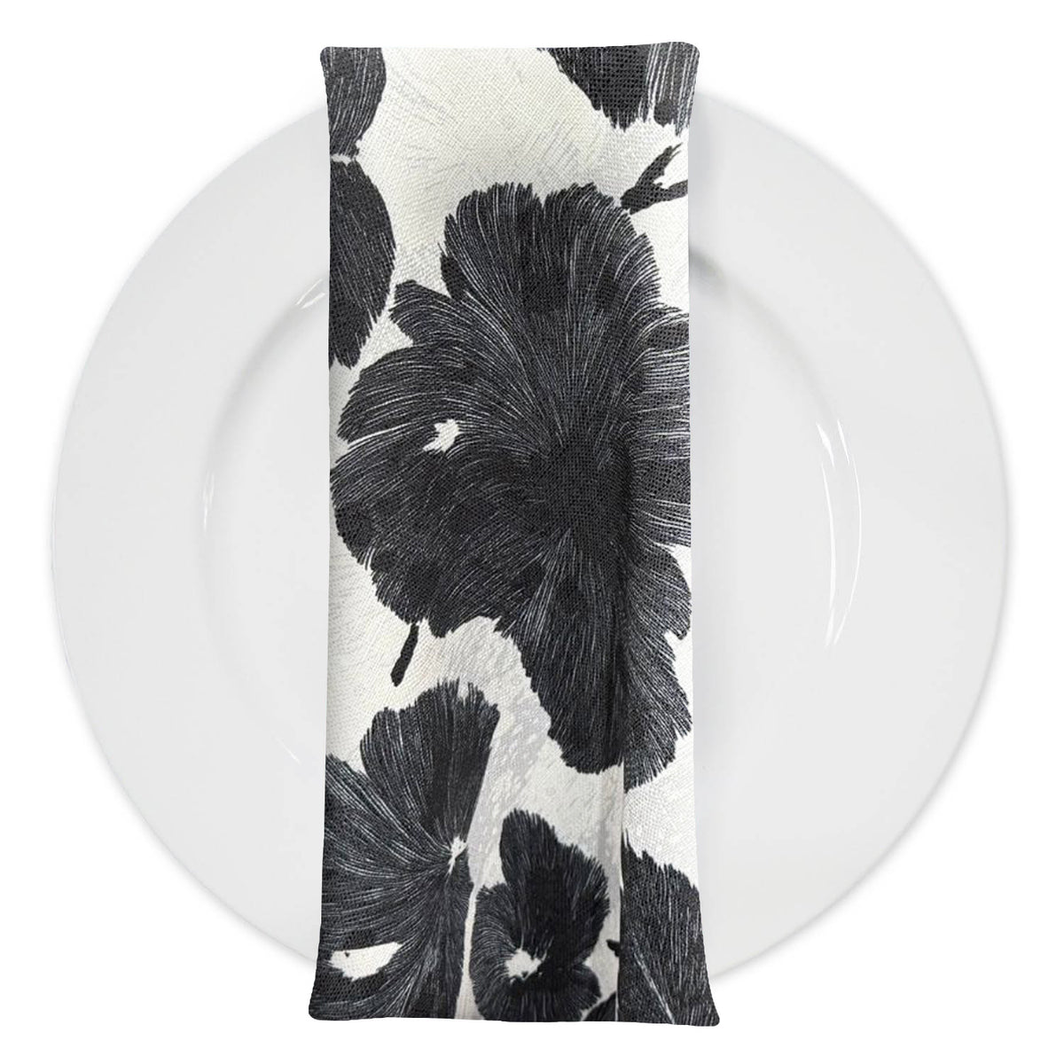 Mono Leaf (Slub Print) Table Napkin – Urquid Linen