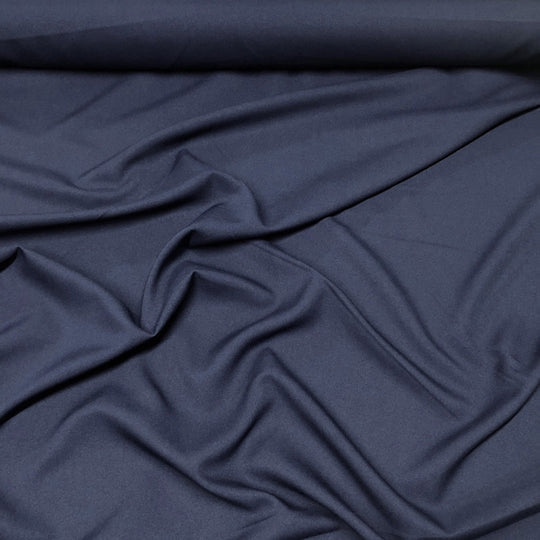 Interlock (Ecoline) Drapery Panel in Navy 1245 – Urquid Linen