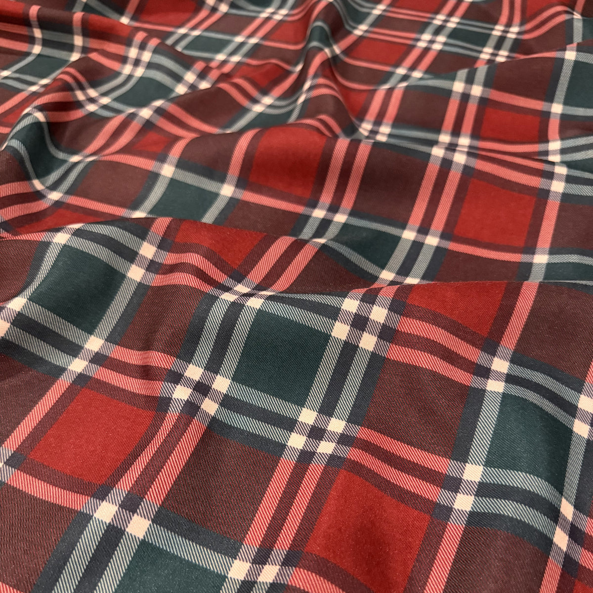 Plaid (Poly Print) Wholesale Fabric in Noble – Urquid Linen