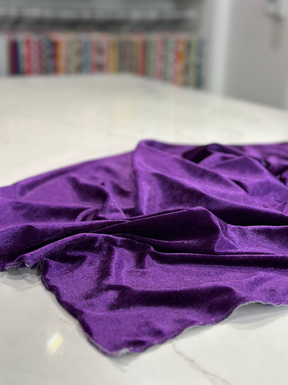 Lush Velvet Table Linen in Purple – Urquid Linen