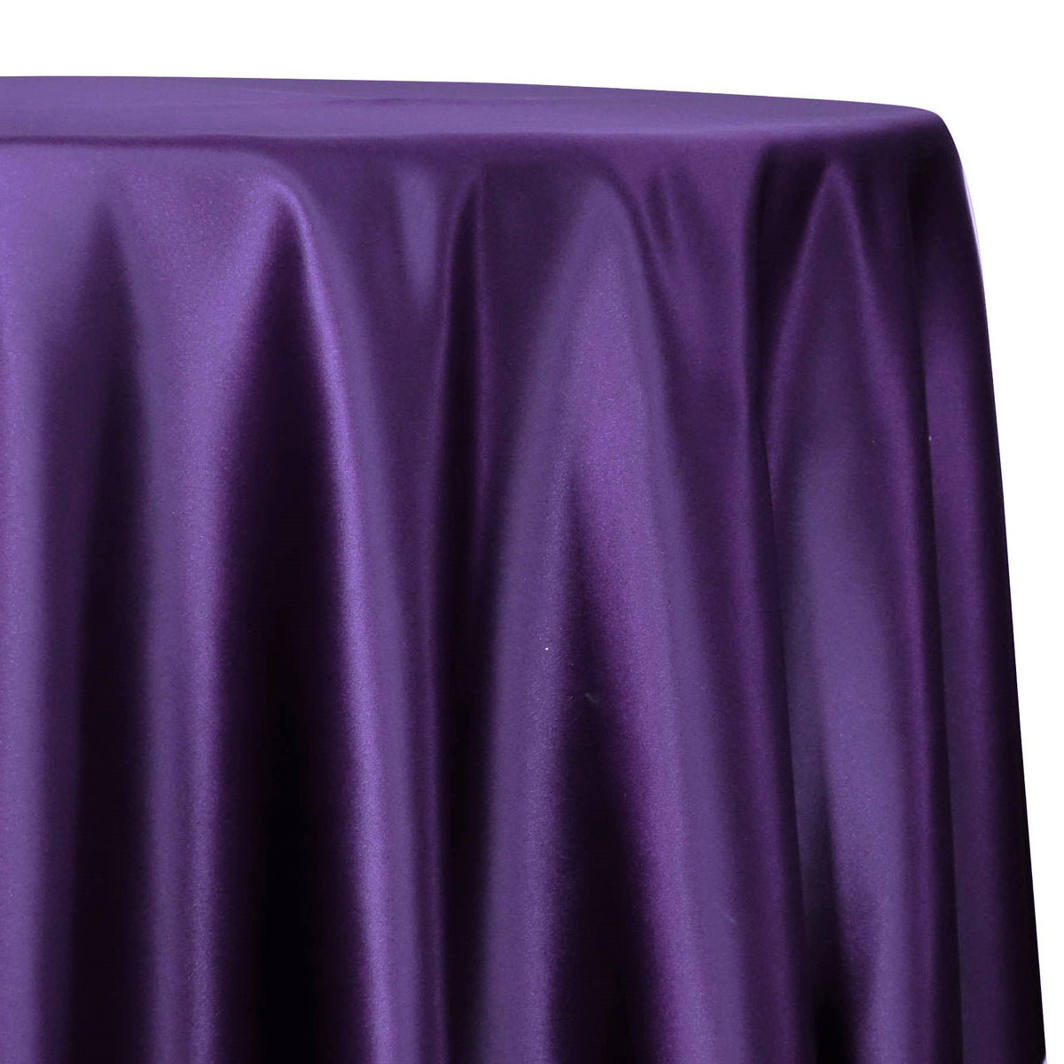 Lamour (Dull) Satin Table Linen in Purple 9687 – Urquid Linen