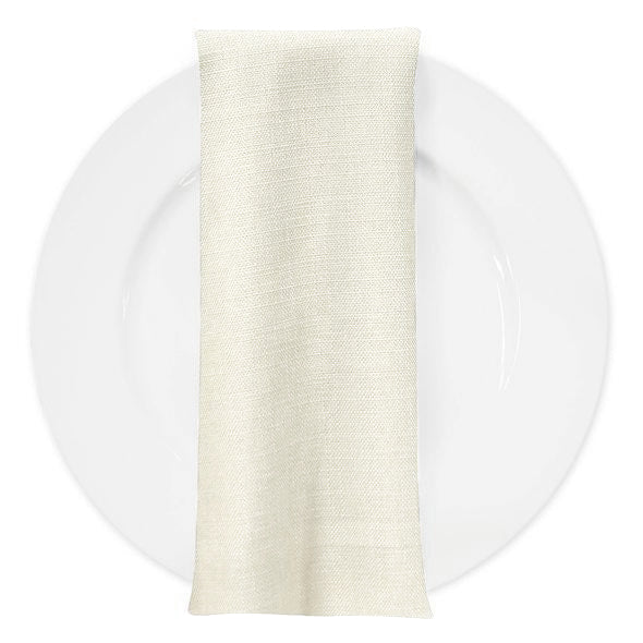 Rustic Linen Table Napkin in Off White – Urquid Linen