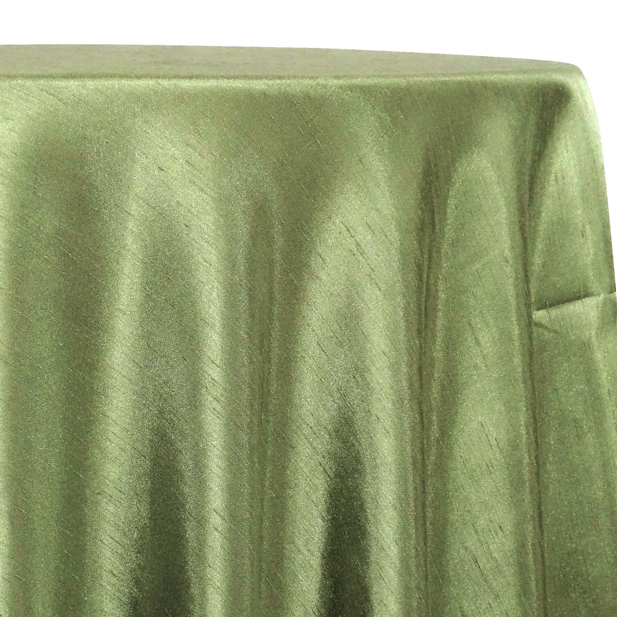Shantung Satin (Reversible) Table Linen in Sage – Urquid Linen