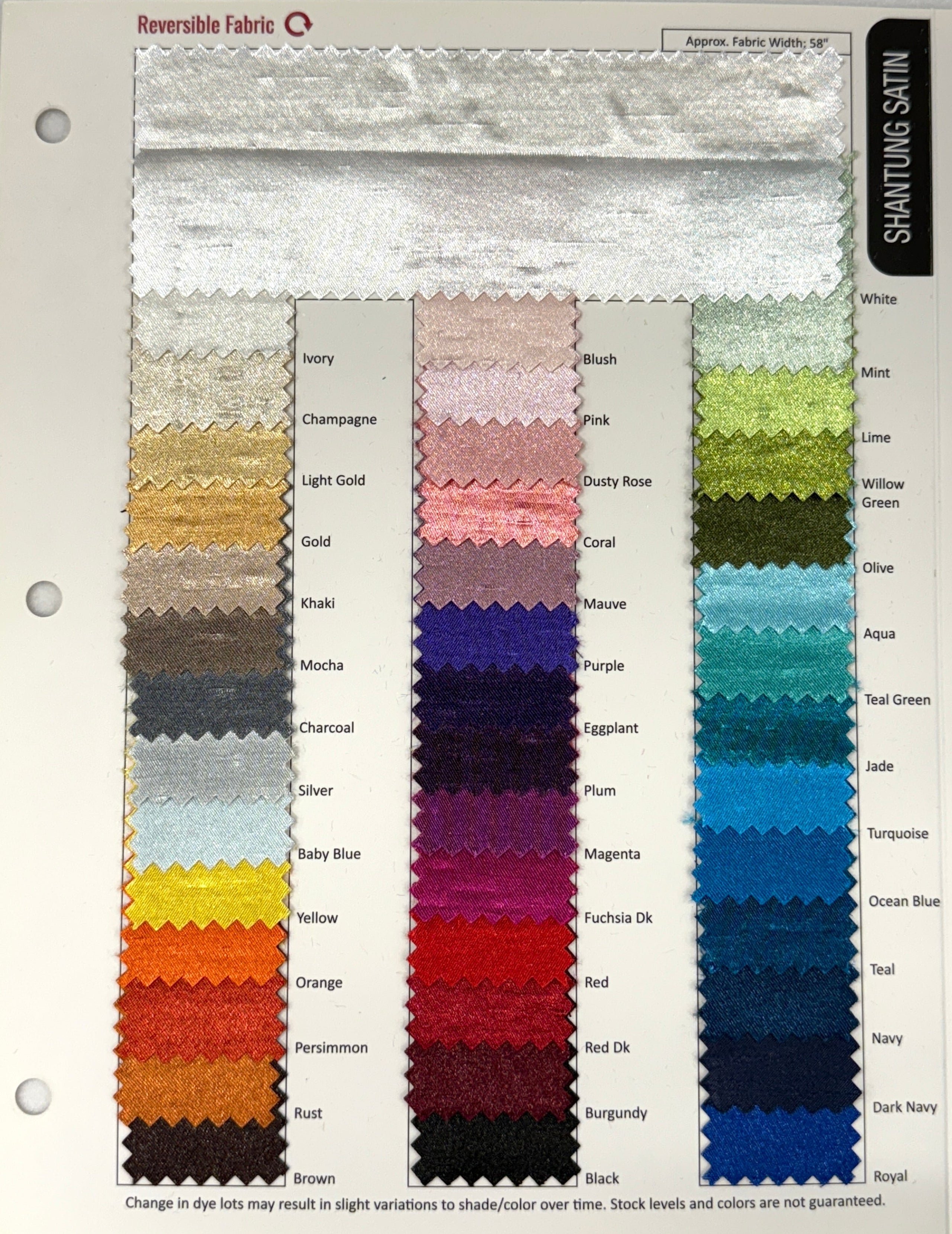 Shantung Satin (Reversible) Drapery Panels | Urquid Linen