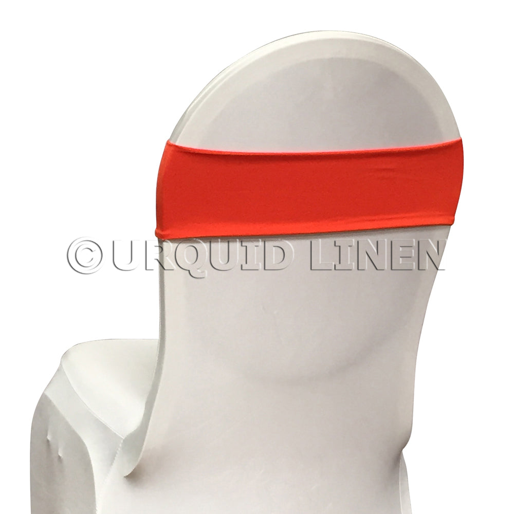 Premium Spandex Chair Band in Orange 33