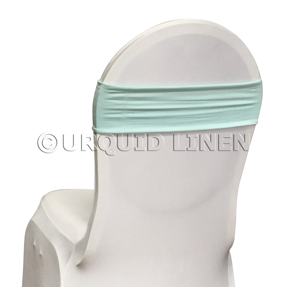 Premium Spandex Chair Band in Teal Green 15 – Urquid Linen