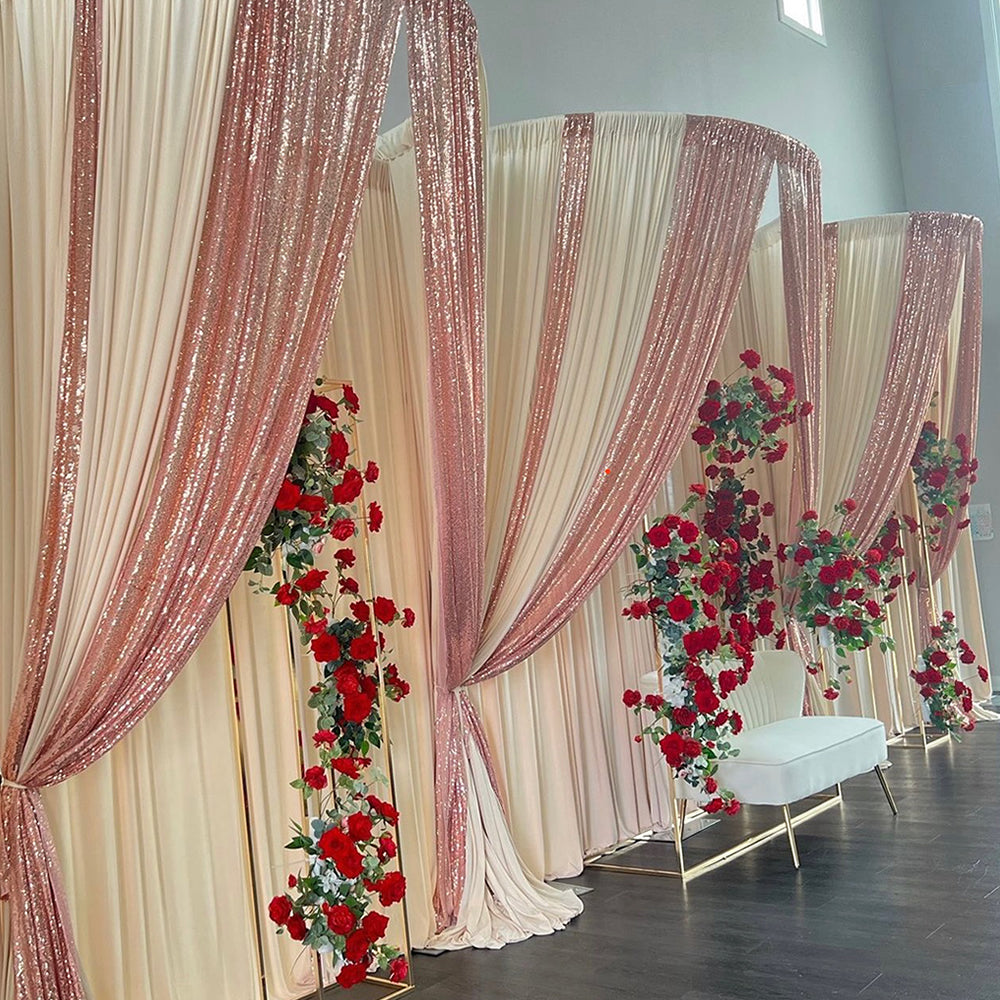 Triple Curved Backdrop (Hardware Only) by Noozay – Urquid Linen