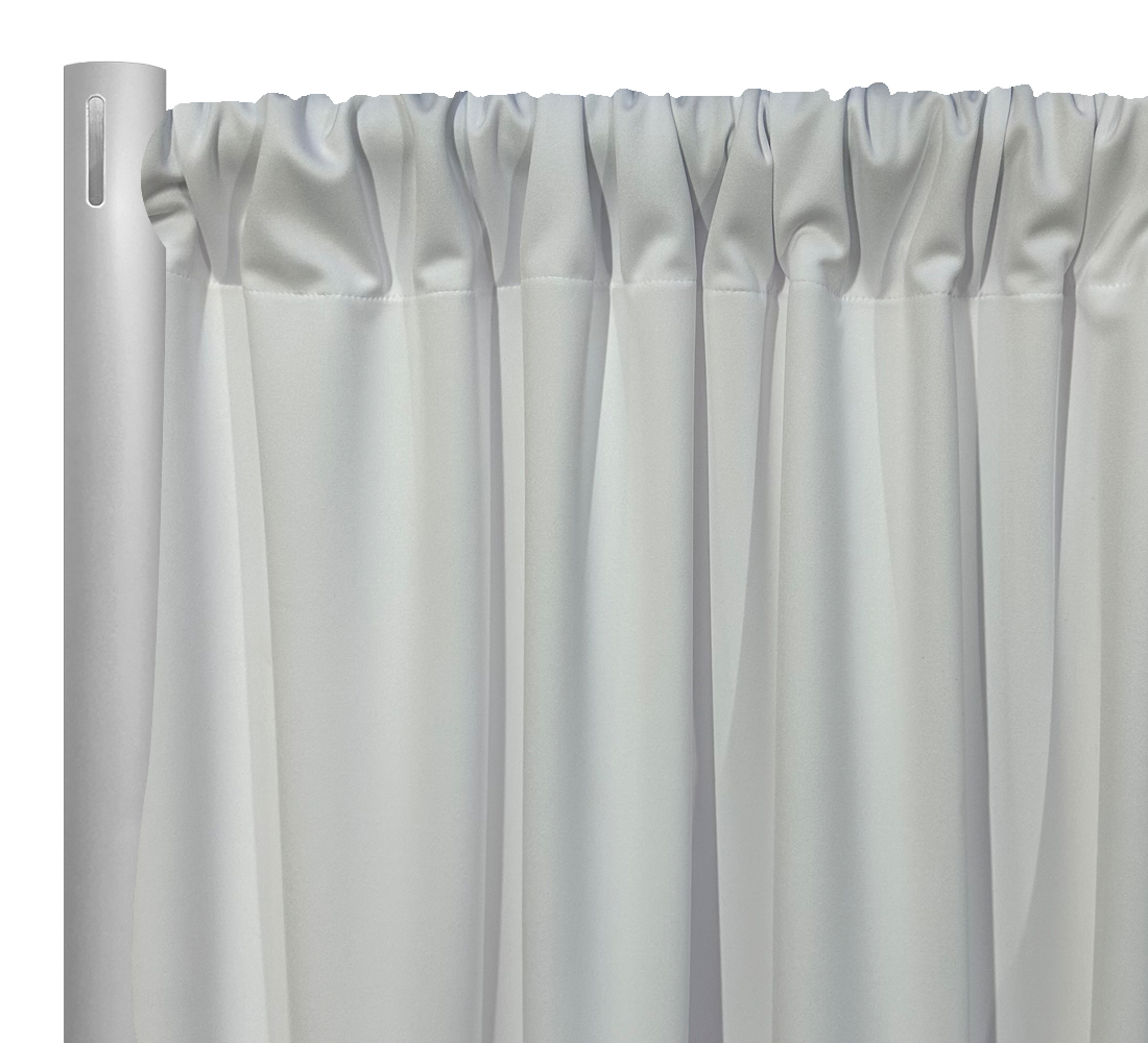 Scuba (Wrinkle-Free) Drapery Panel in White – Urquid Linen