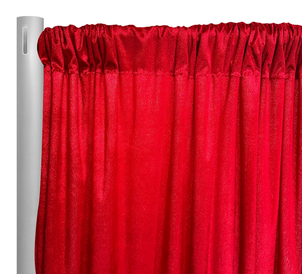 Lush Velvet Drapery Panel in Wine