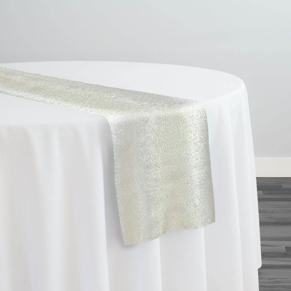 Metallic Burlap (100% Polyester) Table Runners | Urquid Linen