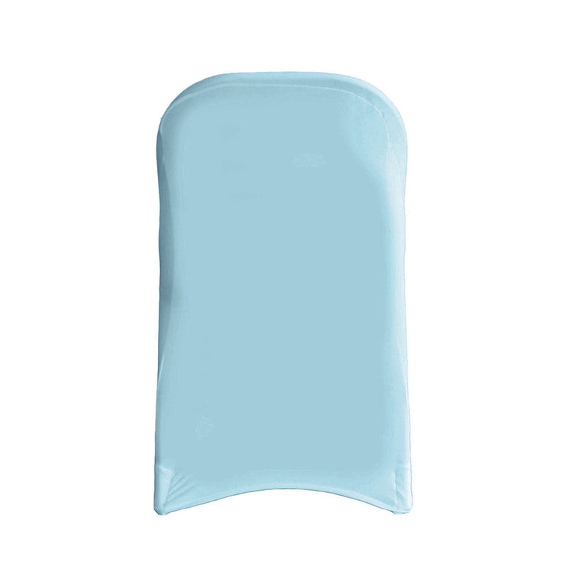 Spandex Folding Chair Cover in Light Blue