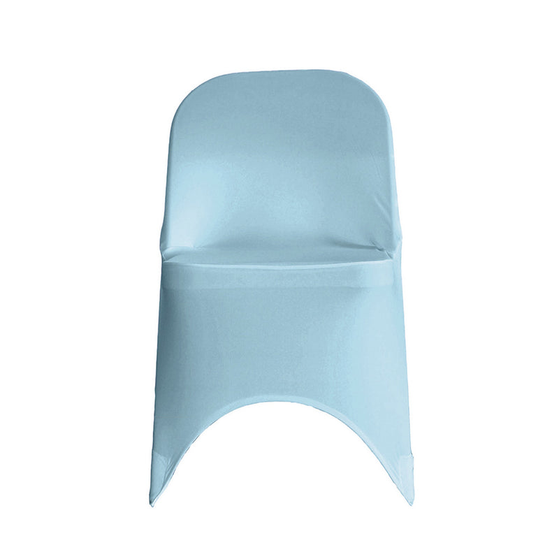 Spandex Folding Chair Cover in Light Blue