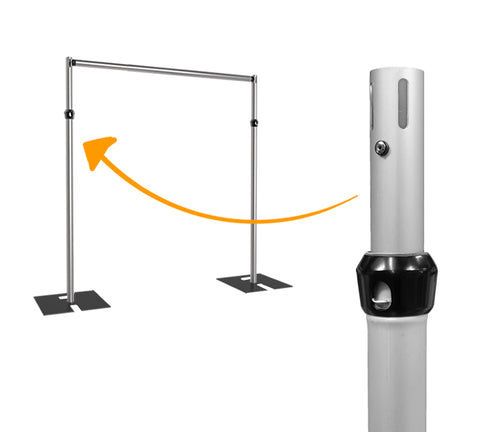 Adjustable Uprights for Pipe and Drape Systems and Backdrop Kits ...