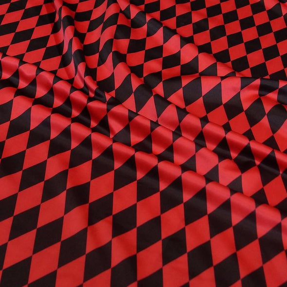 Harlequin Pattern Fabric
