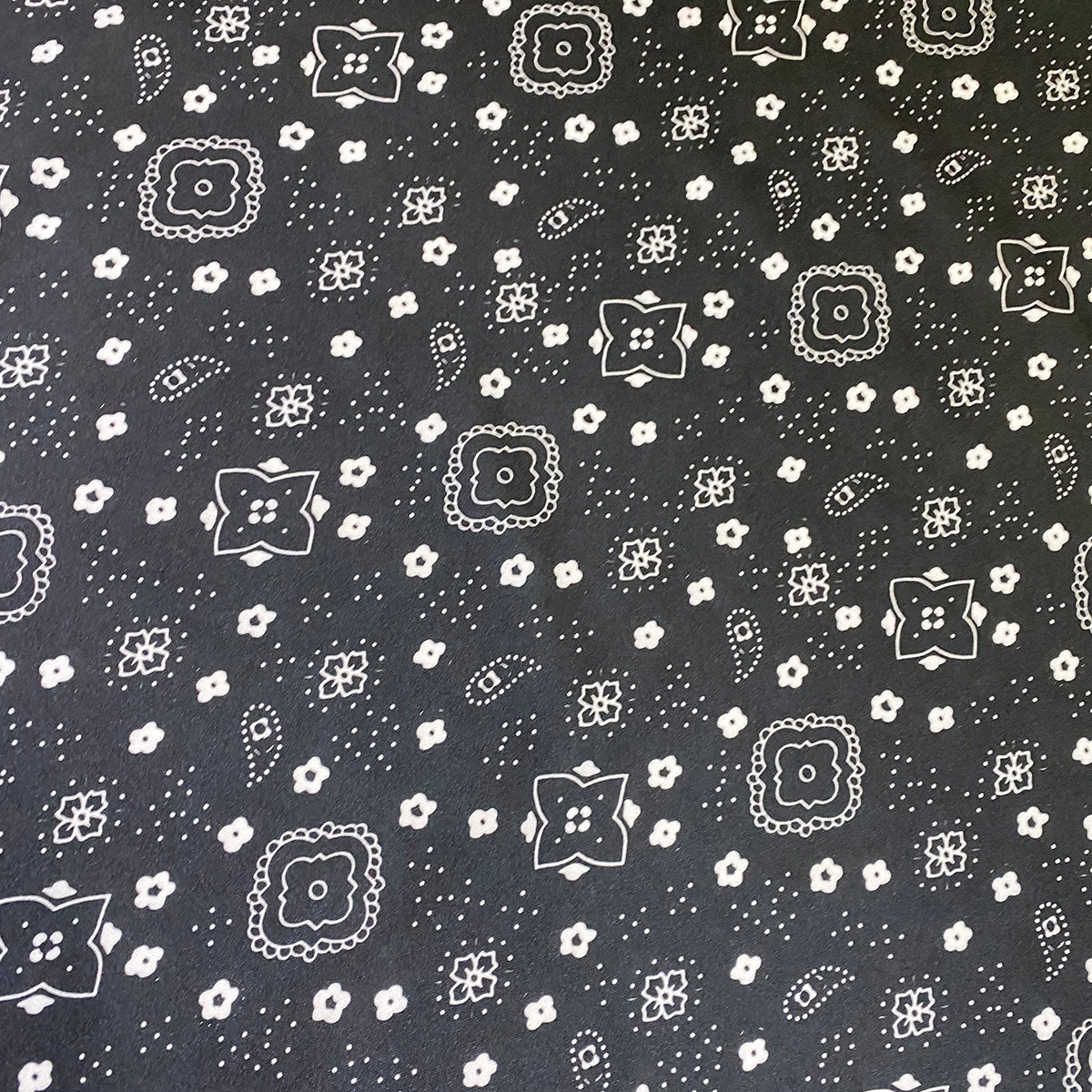 Black Bandana Print Wallpaper