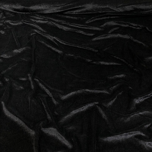 Lush Velvet Table Linen in Black