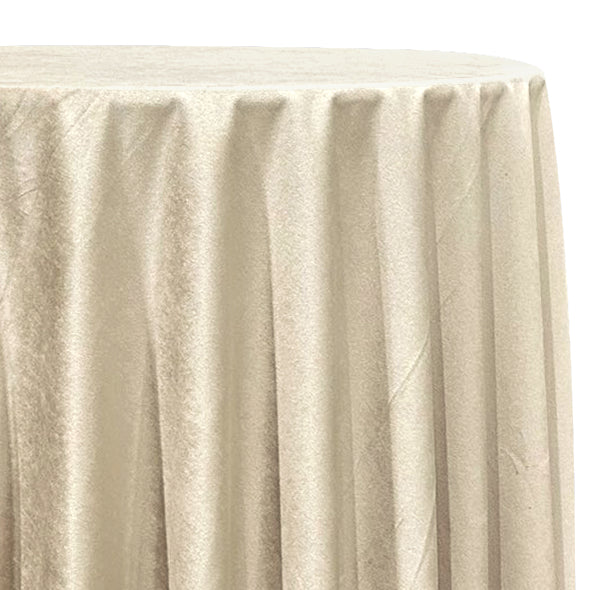 Luxury Plush Velvet Table Linen in Bone – Urquid Linen