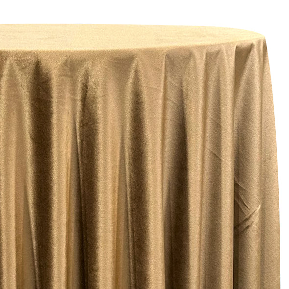 Luxury Plush Velvet Table Linen in Bronze – Urquid Linen