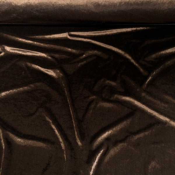 Lush Velvet Table Linen in Chocolate