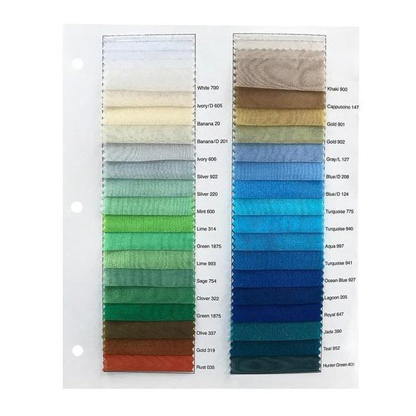 Khaki Color Chart Fabric