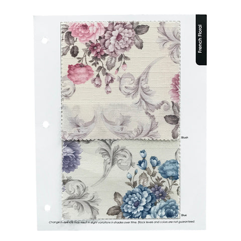 French Floral Table Linen in Blue – Urquid Linen