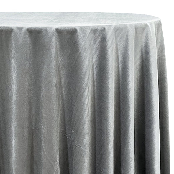 Luxury Plush Velvet Table Linen in Grey – Urquid Linen