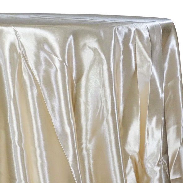 Bridal Satin Table Linen in Ivory 112 – Urquid Linen