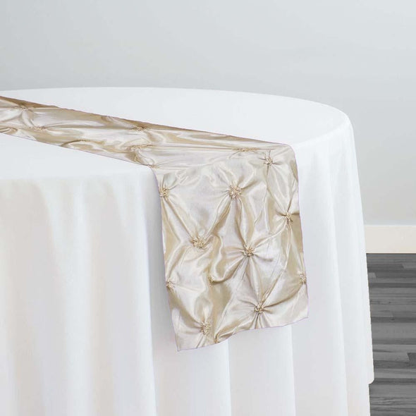 Belly Button (Pinwheel) Table Runner in Ivory – Urquid Linen